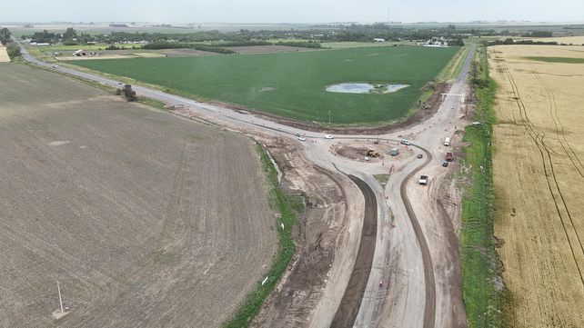 Avanza la construcción de una nueva rotonda sobre ruta 14, en Diego de ...