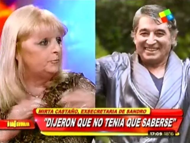 La ex secretaria de Sandro asegura que Sandra es hija del cantante