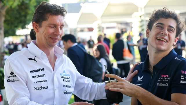 El emotivo reencuentro de Franco Colapinto en la previa al Gran Premio ...
