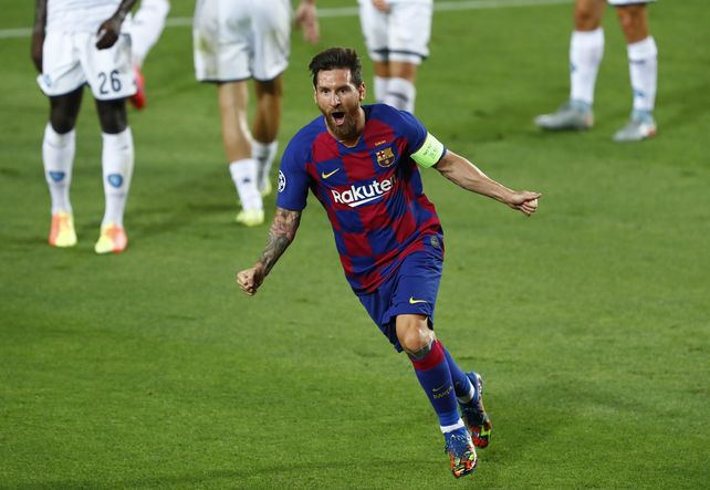 Messi, el grito sagrado en la selección, ahora en Barcelona