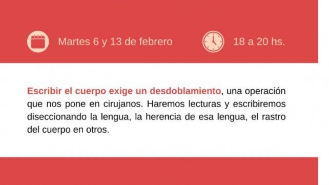 Taller de escritura para imaginar y escribir en febrero