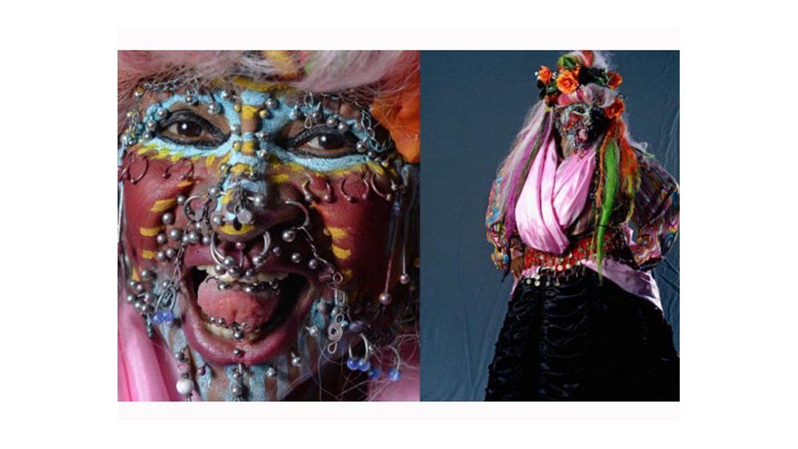 La mujer con más piercings en el mundo