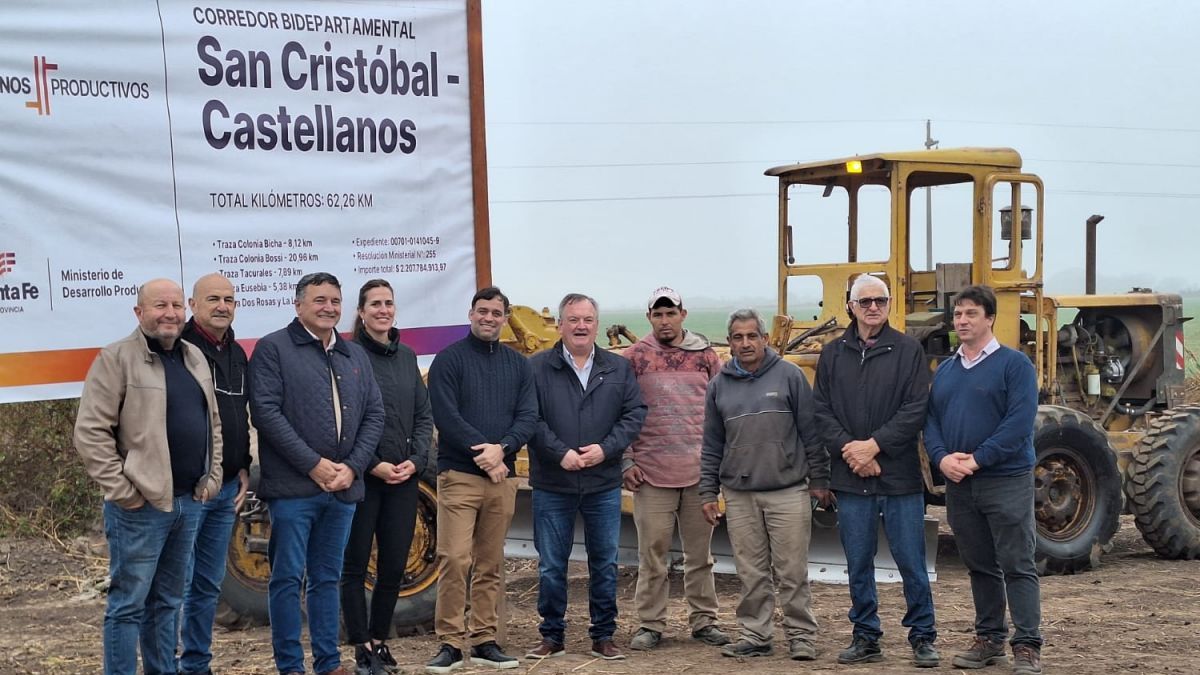 Se iniciaron obras de caminos productivos en las trazas de Col. Bossi y ...