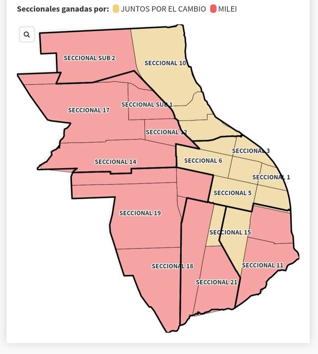 Javier Milei fue el candidato más votado en Rosario: qué barrios fueron clave para su triunfo