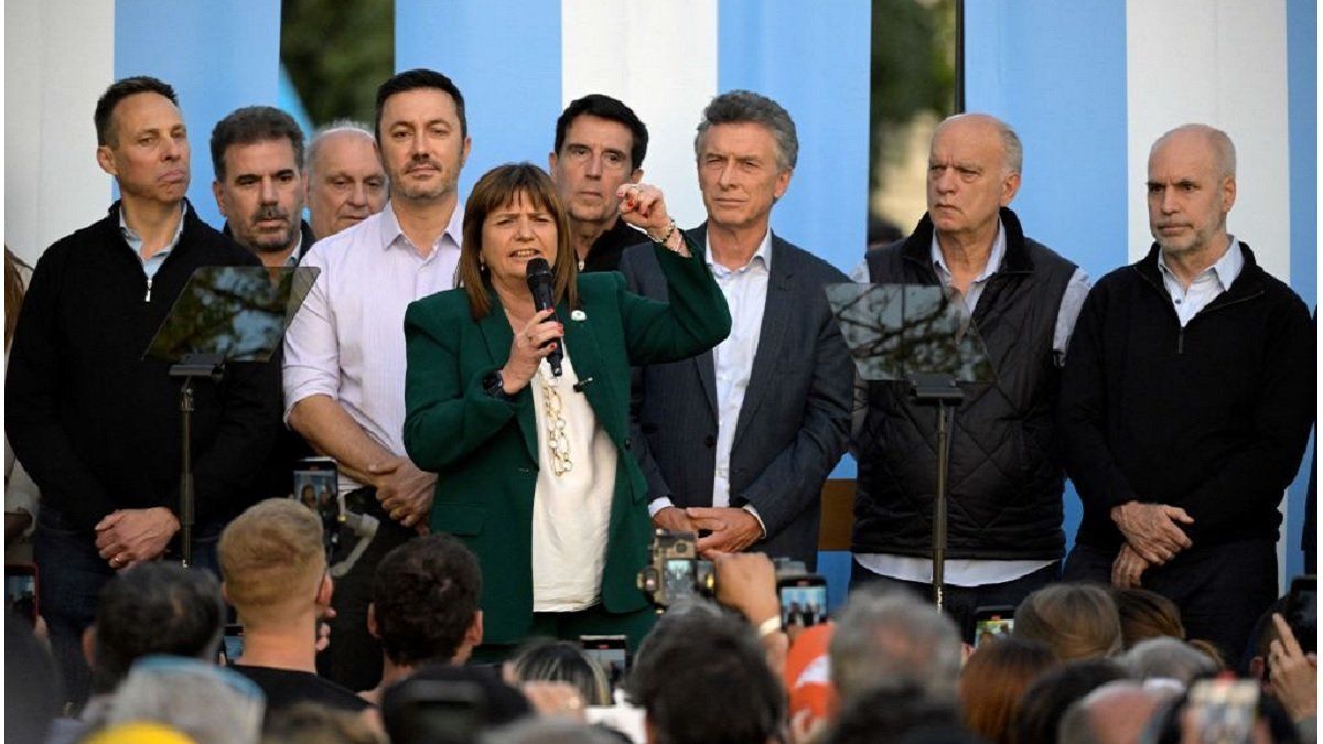 Patricia Bullrich polarizó con UxP en el cierre de campaña