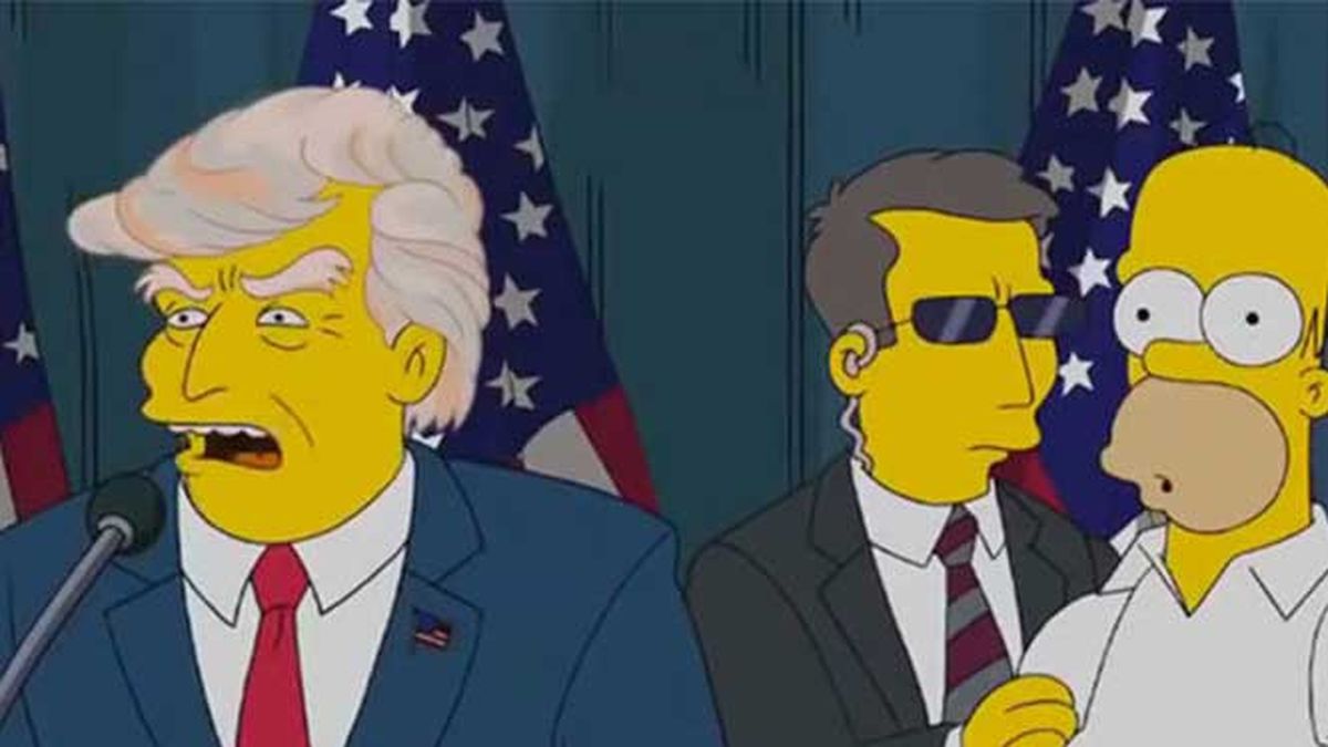 Cuando Los Simpson predijeron que Donald Trump iba a ser presidente de ...