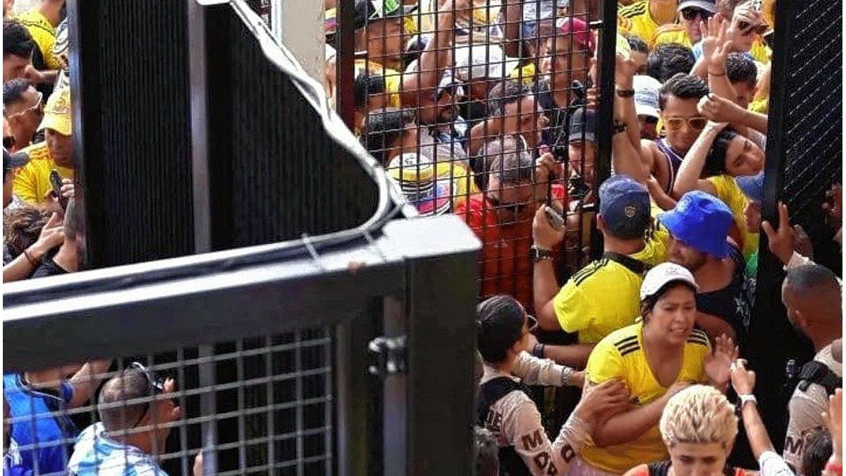 Incidentes en el ingreso del estadio para la final de la Copa América