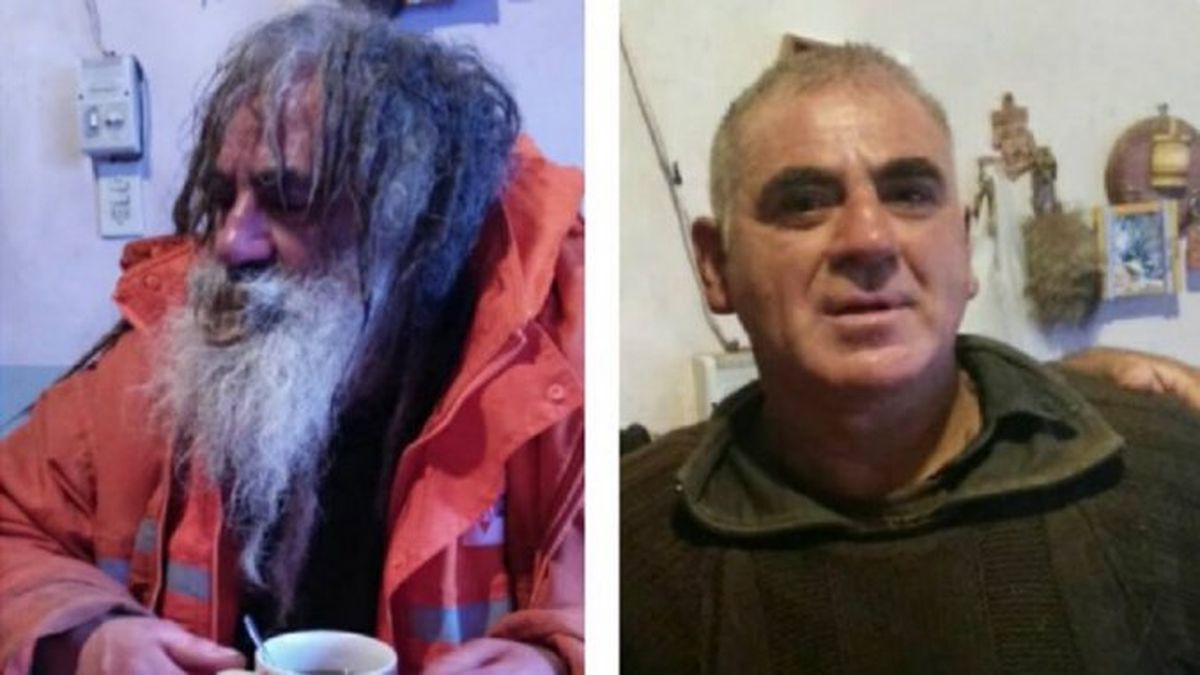 Después de 27 años, un linyera volvió con su familia