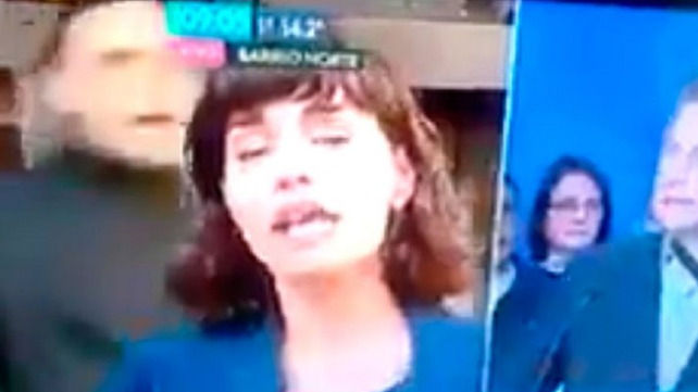 El incómodo momento que vivió al aire una notera de TN