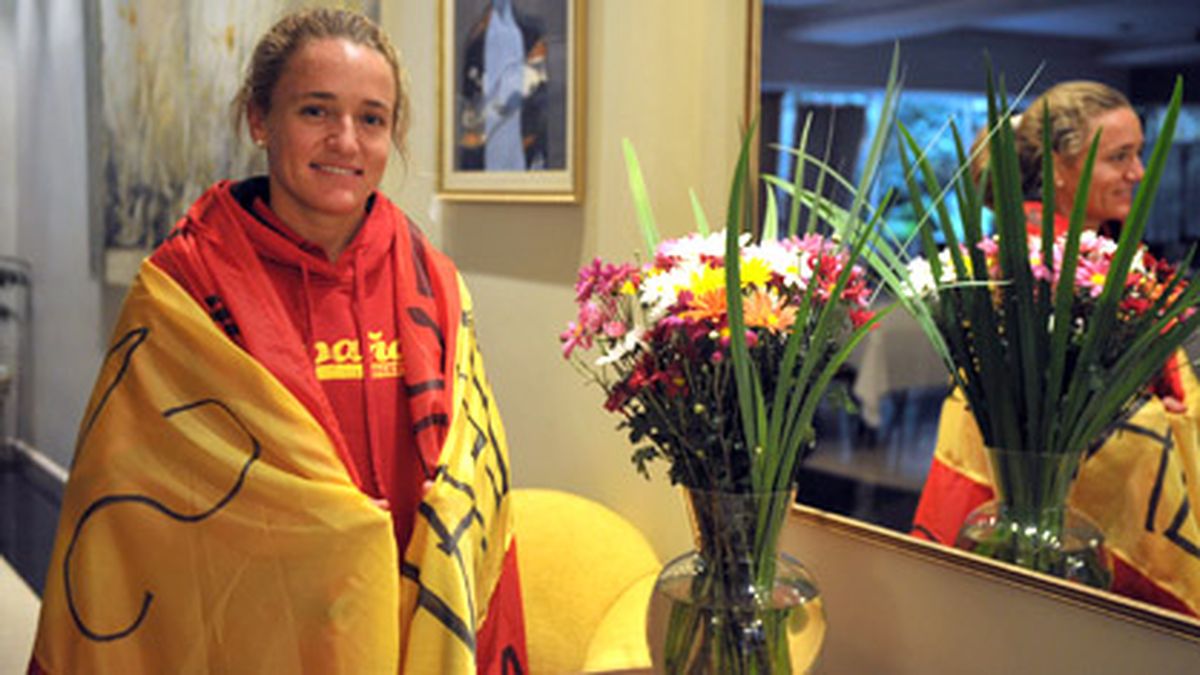Monserrat Cruz, la mendocina que juega en la selección española