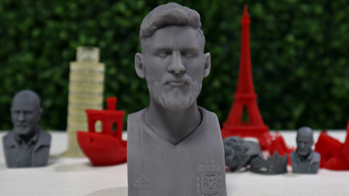 Más de 100 Messi en 3D a la espera del Mundial de Qatar