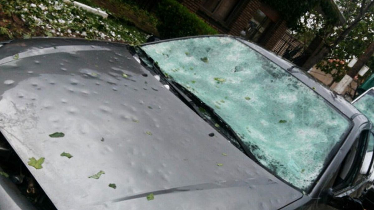 En San Jerónimo Sud fueron casi quince minutos interminables de granizo