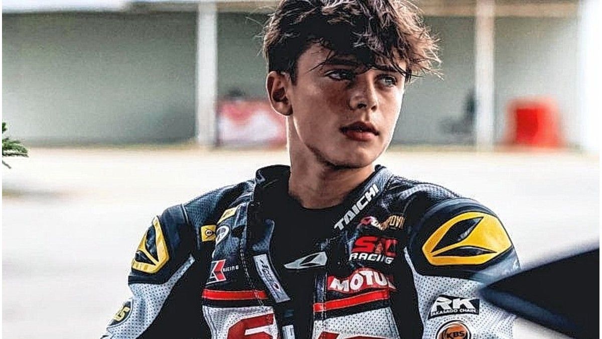El argentino Valentín Perrone de 16 años correrá en Moto3 en 2025