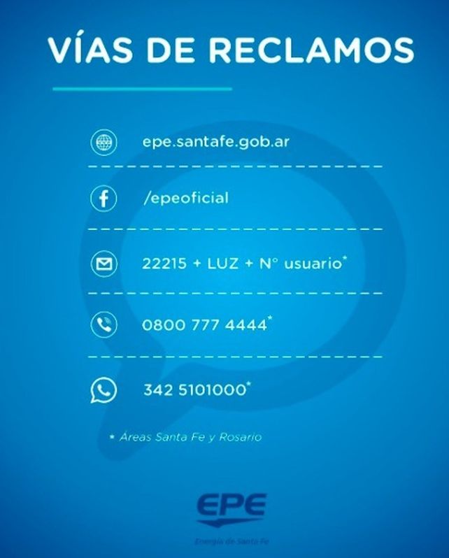 La EPE anunció un resarcimiento para los usuarios afectados por los ...