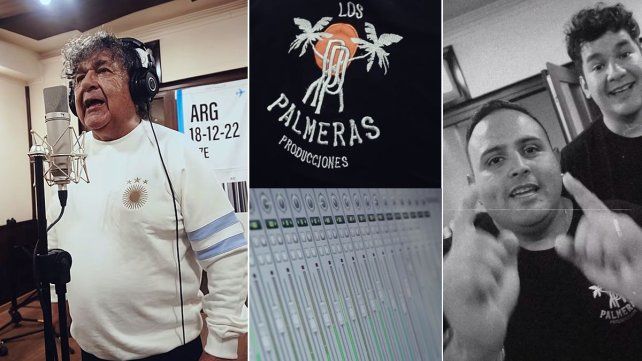 Los Palmeras grabaron un tema para la Scaloneta