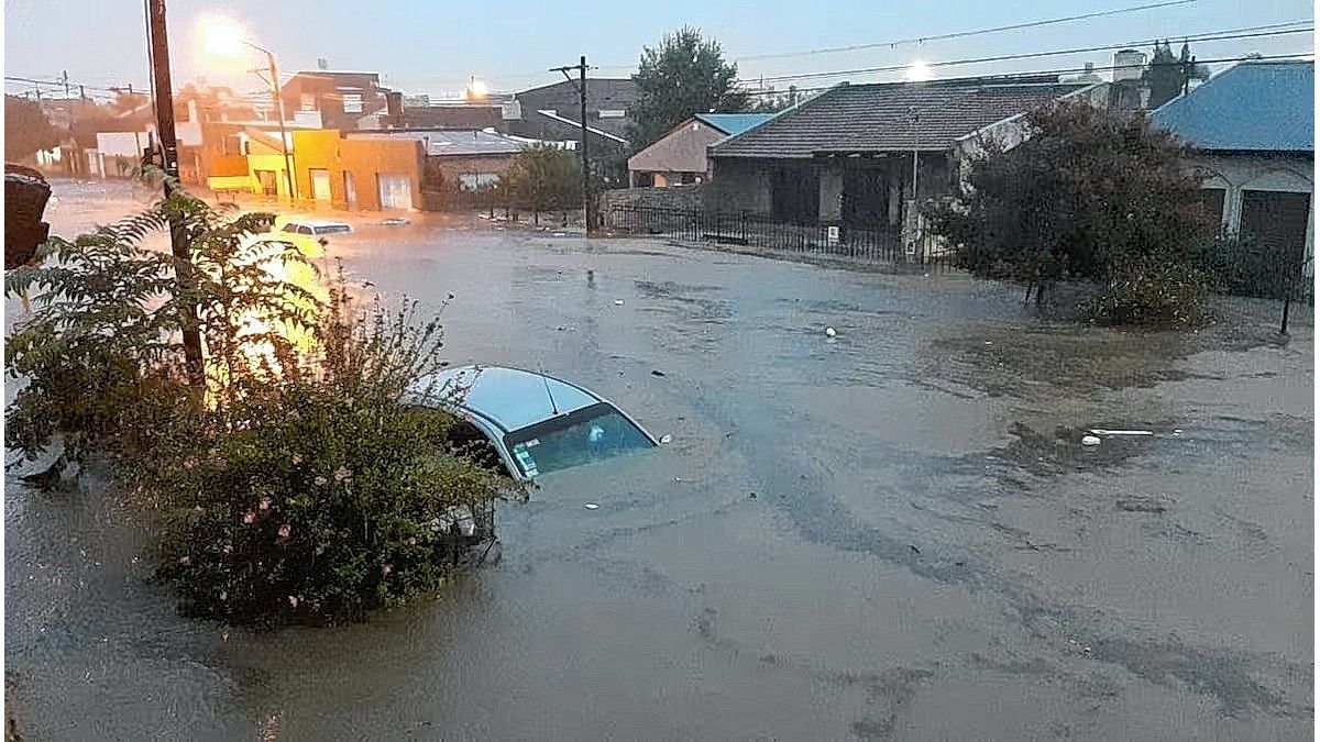 Impactantes imágenes de las inundaciones en Bahía Blanca luego del ...