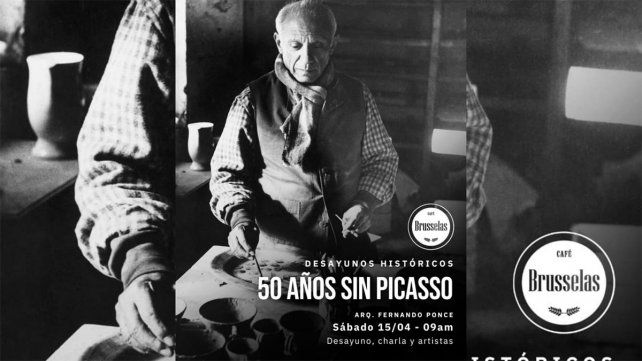 Invitan a sumarse a un desayuno especial por los 50 años sin Pablo Picasso