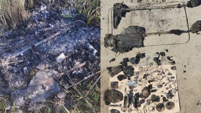 Hallaron una valija y ropa quemada en el barrio chaqueño Emerenciano