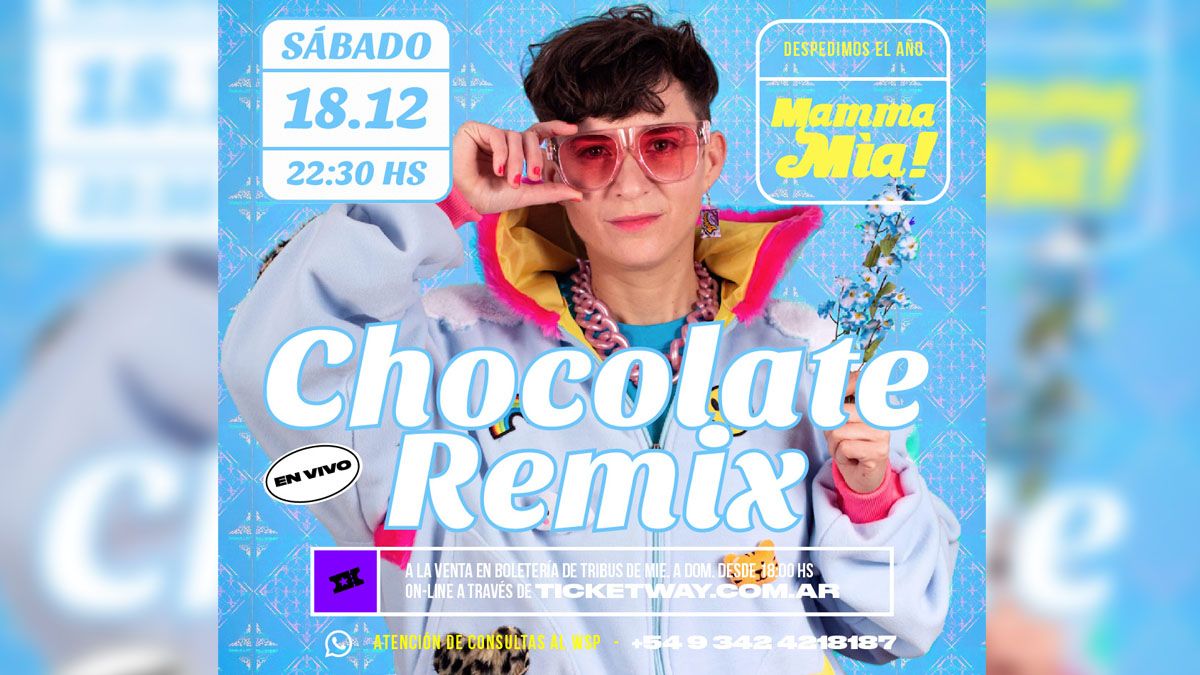 Chocolate Remix en la despedida de año de Mamma Mía