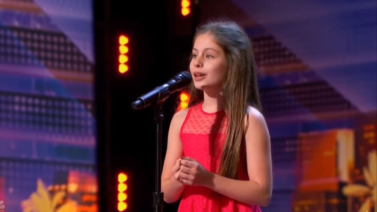 El video de una nena de 10 años cantando en Americas Goty Talent ...