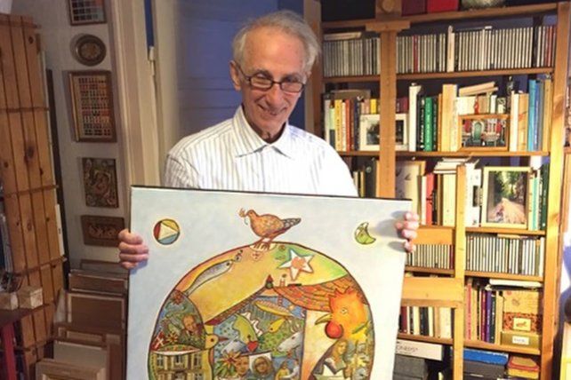 Falleció en Dinamarca a los 83 años el pintor rosarino Jorge Nigro