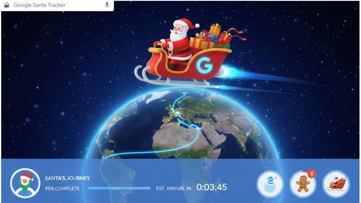 Papá Noel ya salió del Polo Norte a repartir sus regalos: cómo seguirlo ...