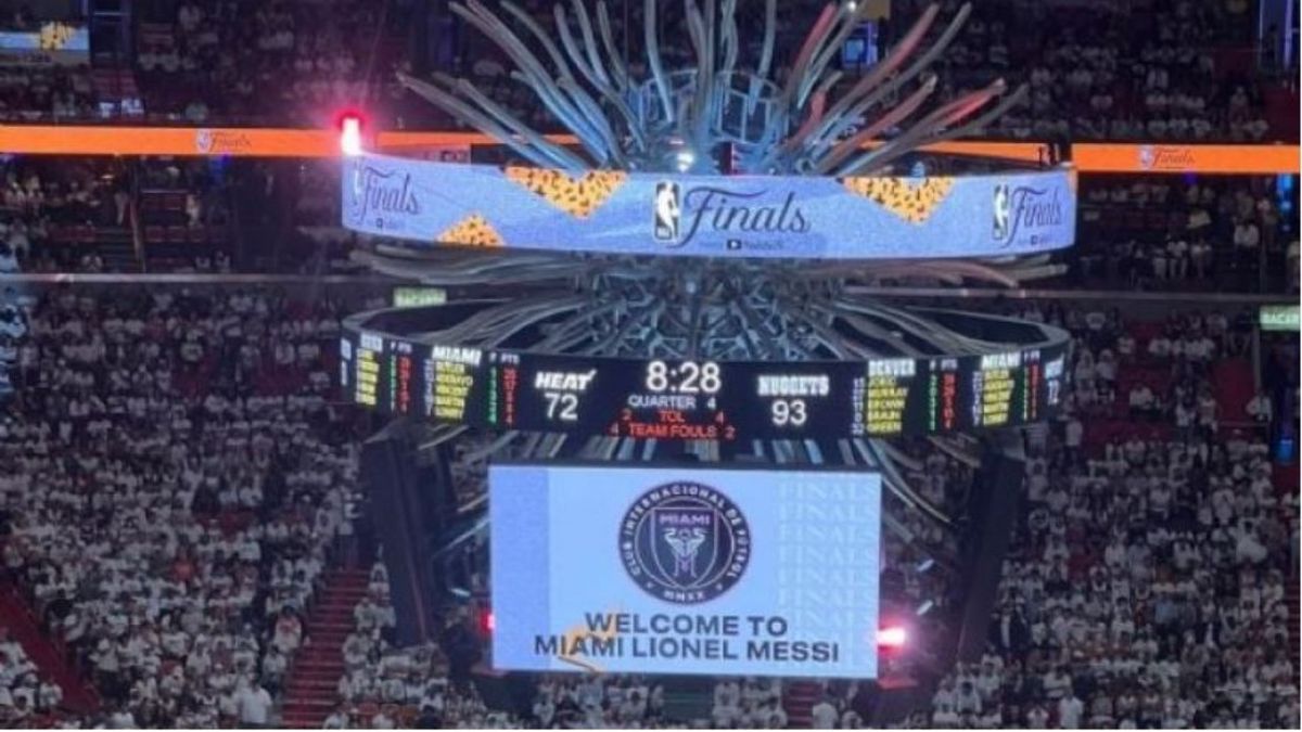 Messi causó revuelo en la NBA con su llegada al Inter Miami