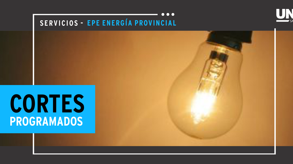 Cortes programados por la EPE