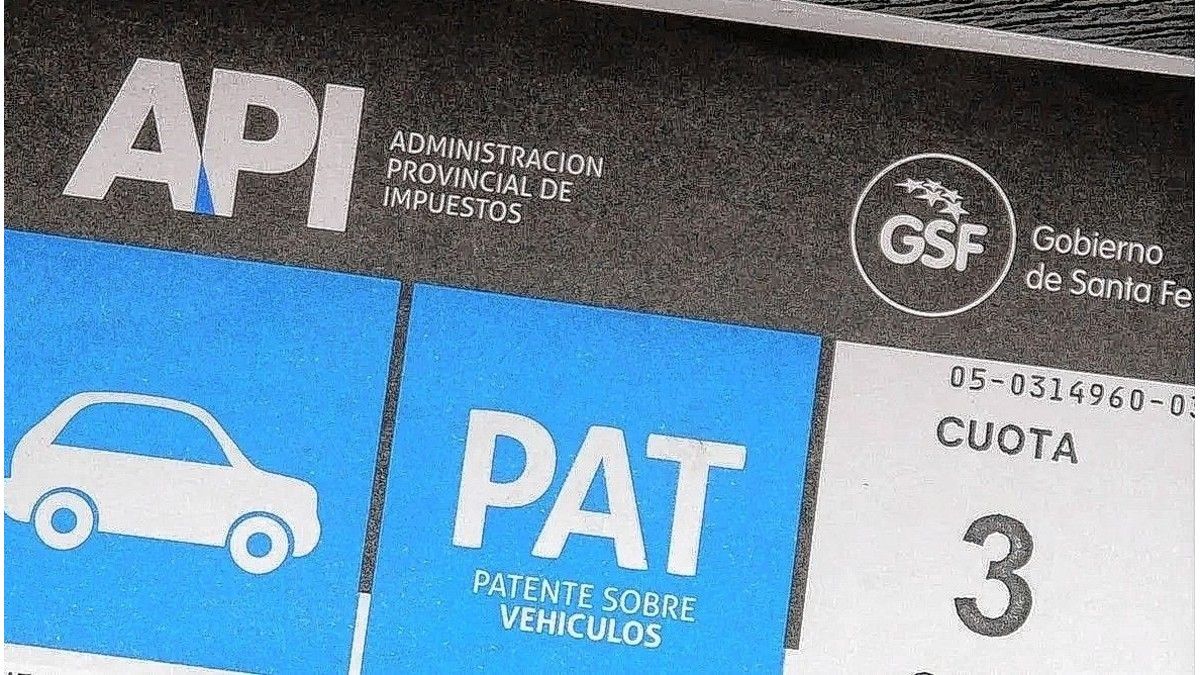 El lunes comienza el vencimiento de la patente automotor en Santa Fe