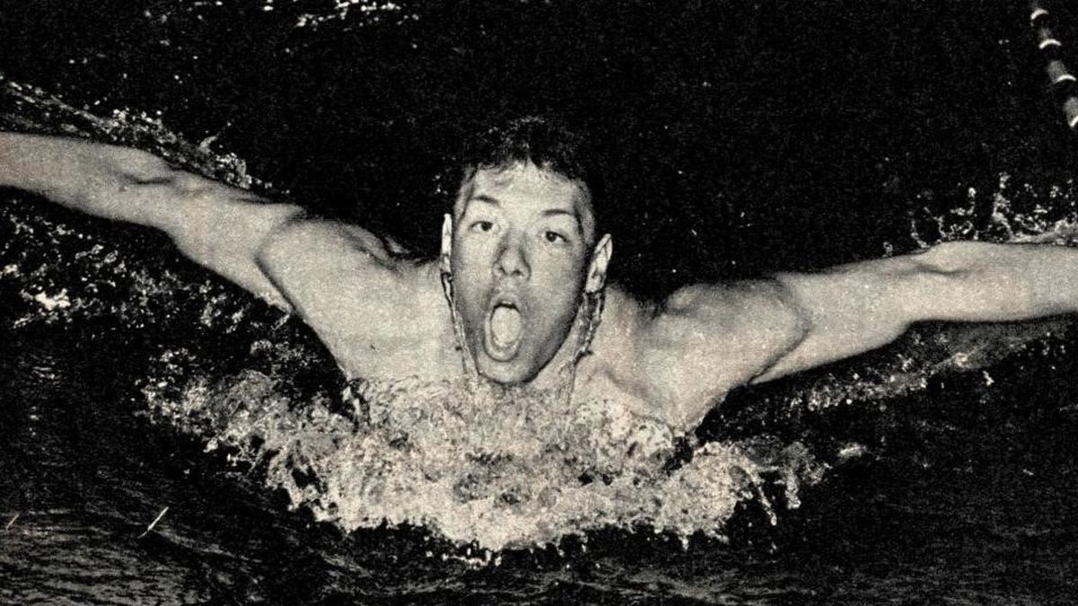 Luis Nicolao, el primer nadador argentino recordista Mundial