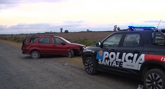 Una bebé de dos meses salió despedida de un auto que volcó cerca de ...