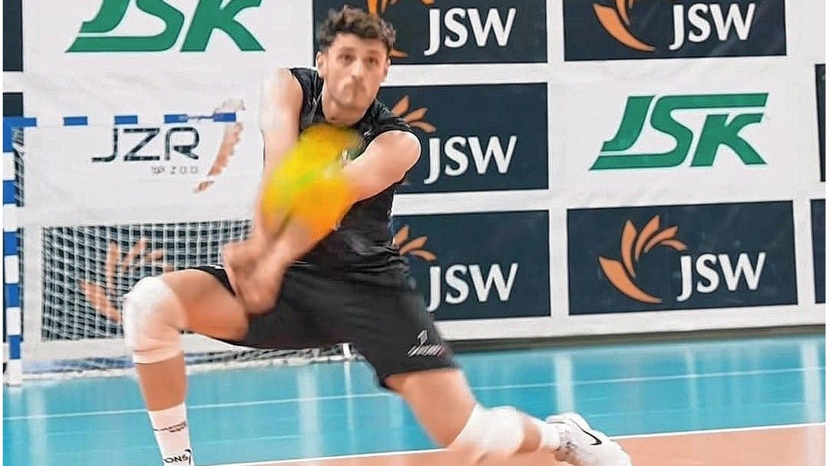 Luciano Vicentín tuvo su primer entrenamiento en el Jastrzbski Wgiel de ...