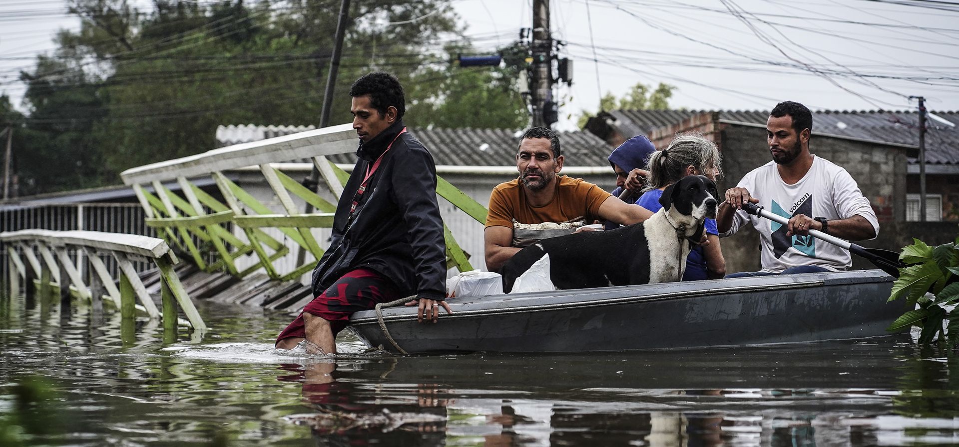 Impactantes imágenes de las inundaciones en el sur de Brasil