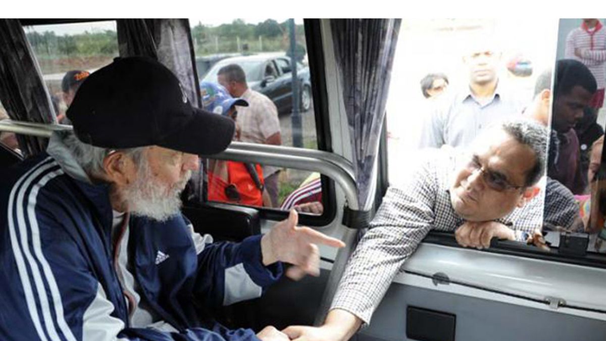 Fidel Castro se mostró en público