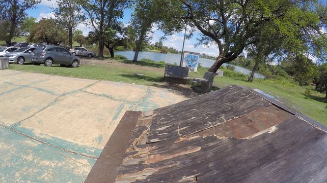 Así están hoy las rampas del skatepark en el Parque Sur de Santa Fe