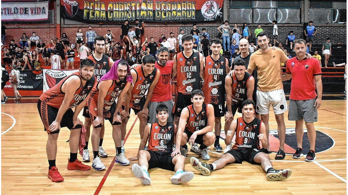 Colón es el primer finalista del Torneo Oficial de Básquet