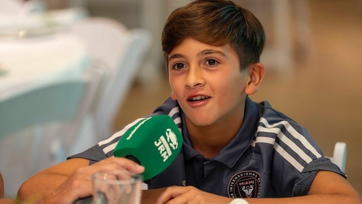 La tierna entrevista a Thiago Messi: Me gustaría jugar con la selección ...