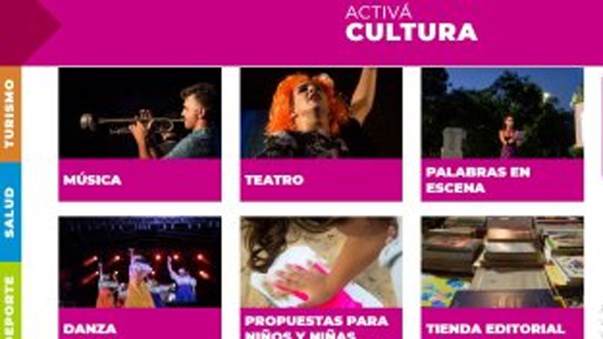 Activá en Casa, una plataforma interactiva para disfrutar de la cultura ...