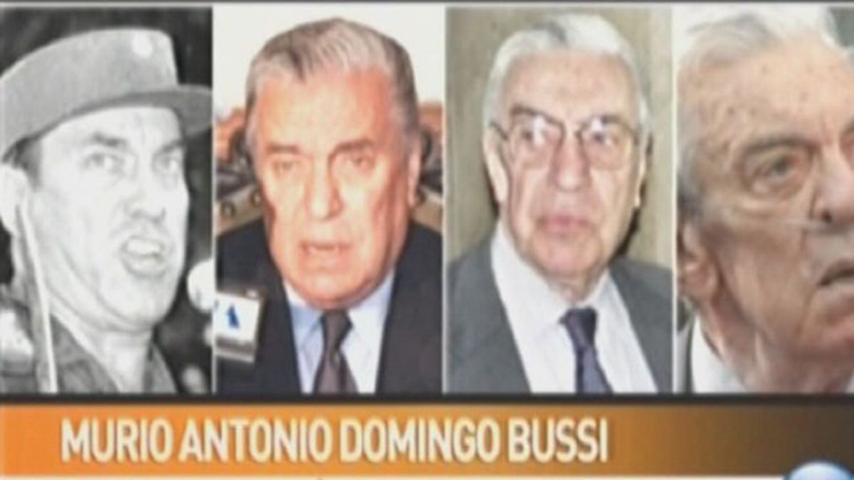 Murió el represor Antonio Domingo Bussi