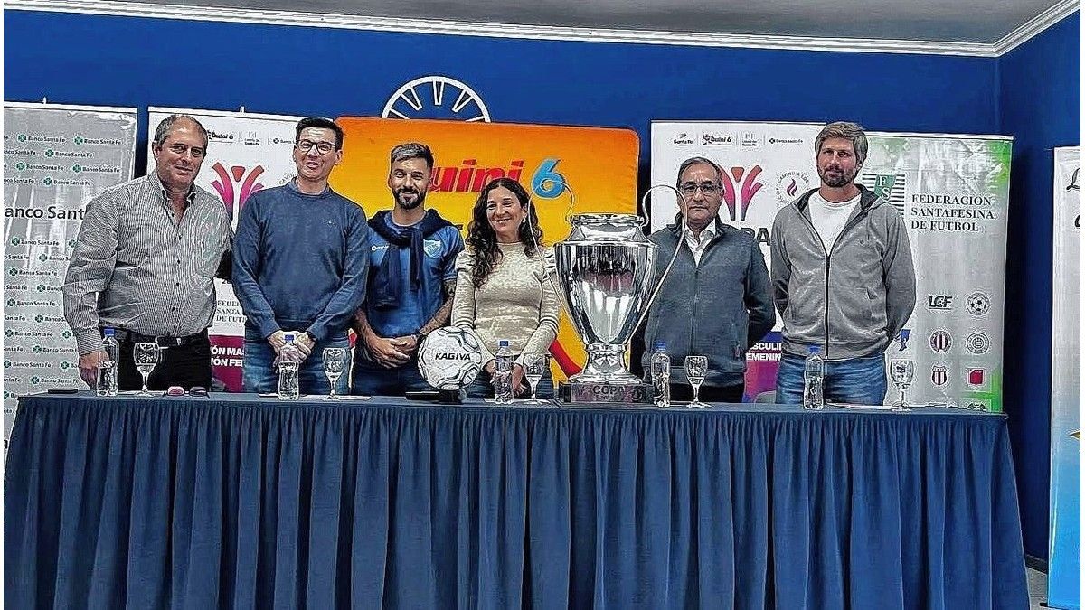 Se lanzó la Copa Santa Fe de fútbol en Venado Tuerto