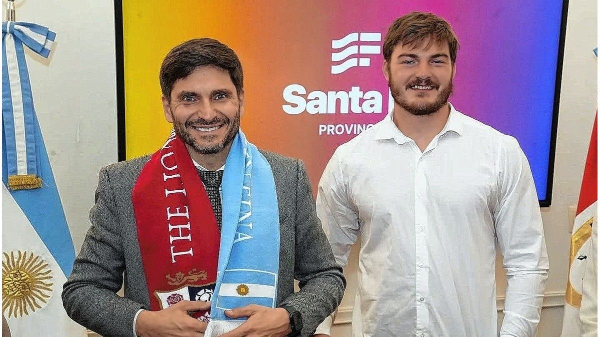 Pedro Rubiolo fue recibido por el gobernador Maximiliano Pullaro