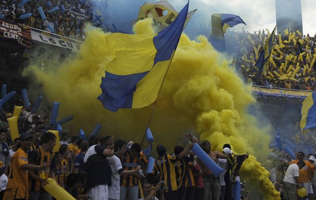 La hinchada canalla, entre las más espectaculares
