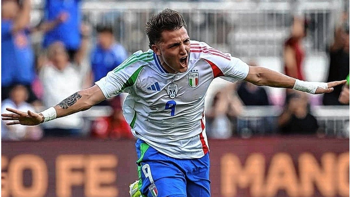 Mateo Retegui marcó dos goles para la victoria de Italia