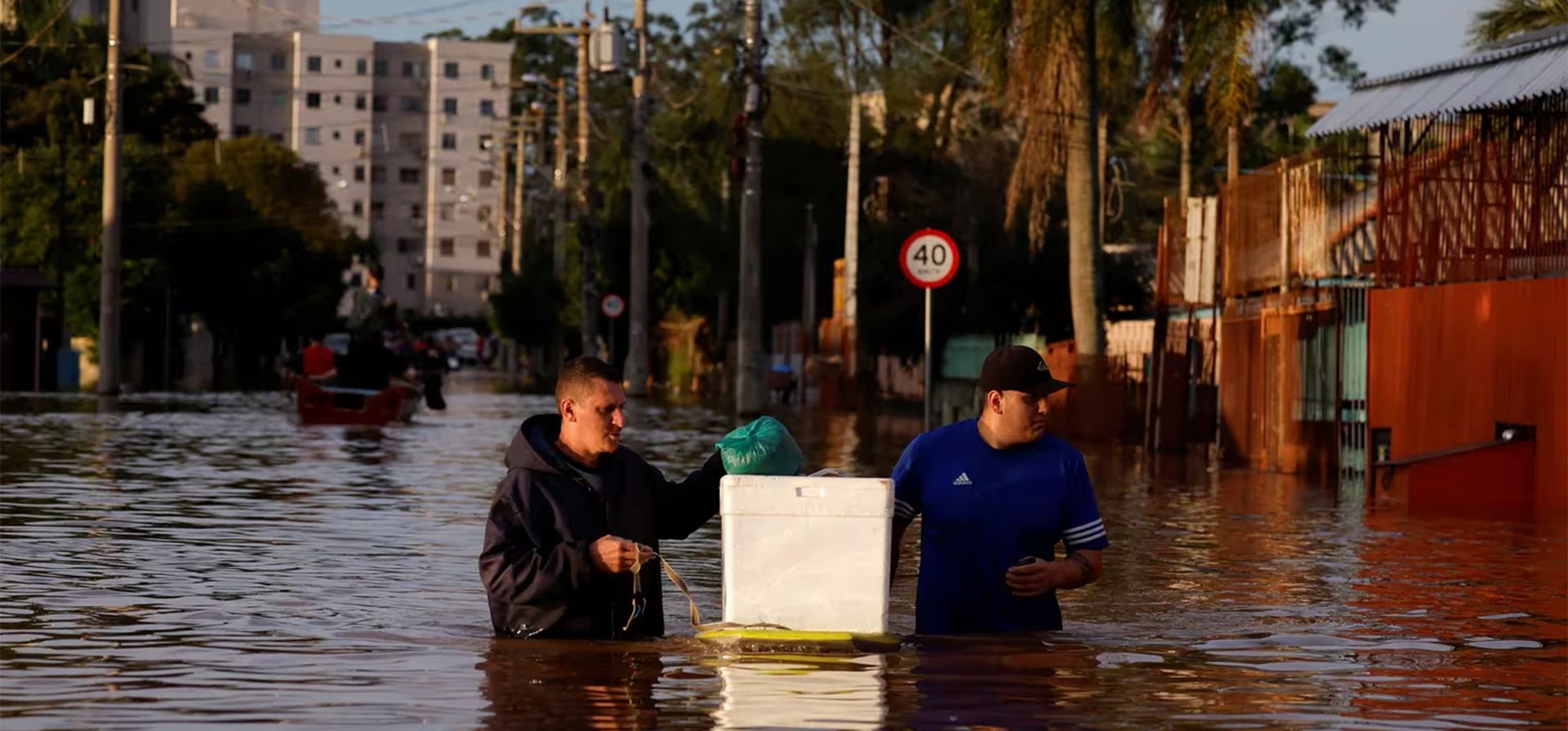 Impactantes imágenes de las inundaciones en el sur de Brasil