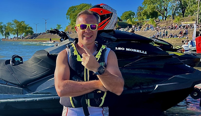 Motonáutica: Leonel Morelli regresó a las carreras con un podio en Uruguay