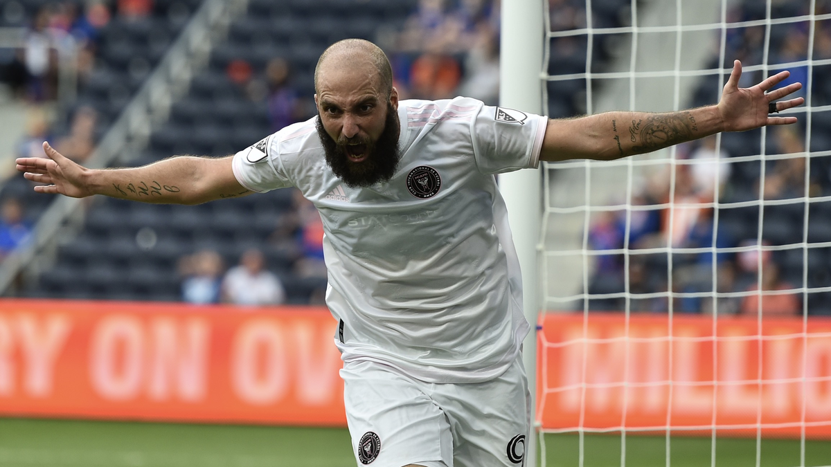 Inter Miami ganó con dos goles de Gonzalo Higuaín en la MLS