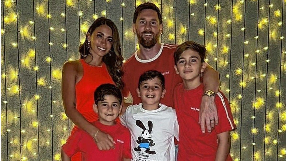 Así fue la Navidad de Lionel Messi en Rosario