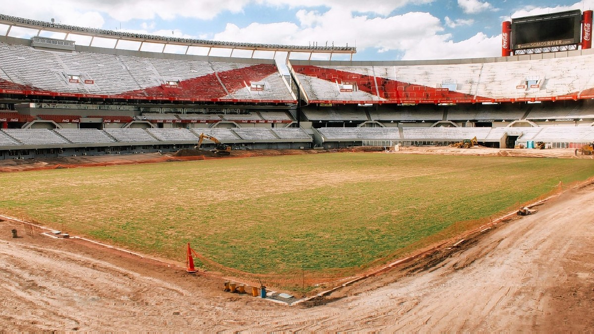 Avanzan las obras y remodelaciones en el estadio Monumental