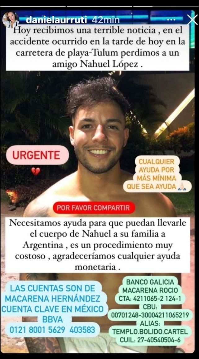 Tragedia en México: un joven rosarino entre los argentinos fallecidos en el accidente