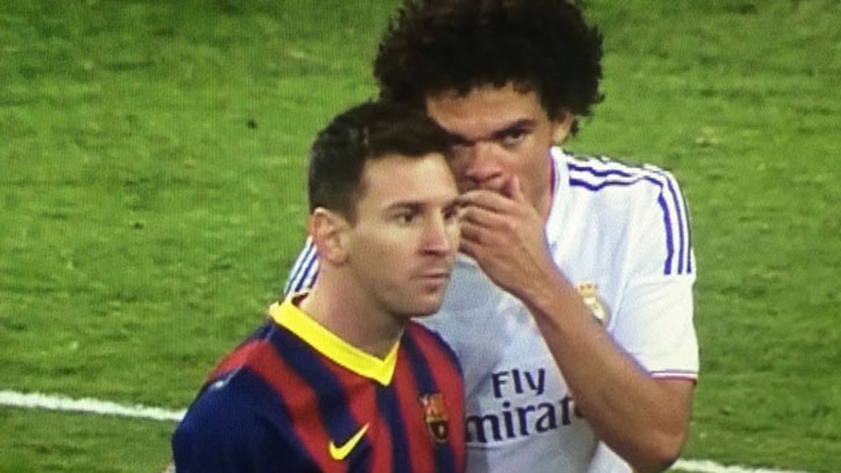 ¿Qué se dijeron Messi y Pepe en el Clásico?
